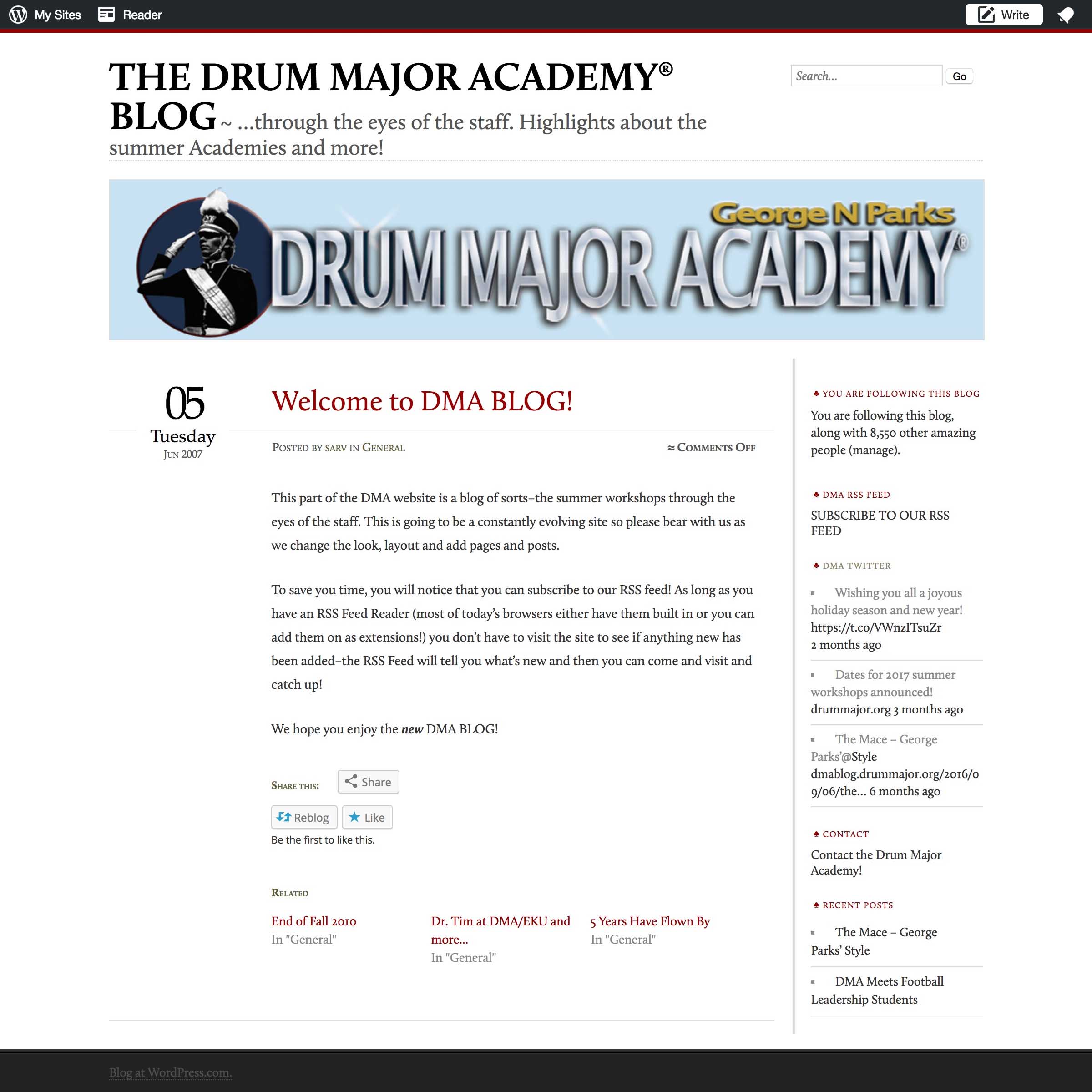 Evolution of the DMA Blog - Drum Major Academy